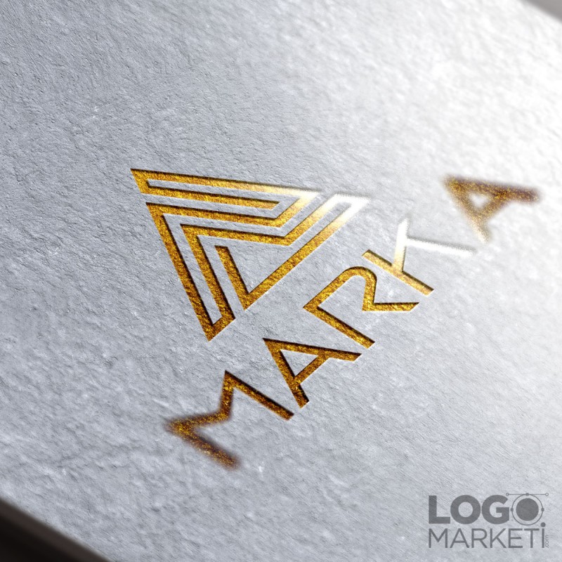 A Harfi Prizmatik Logo Tasarımı / LM0111